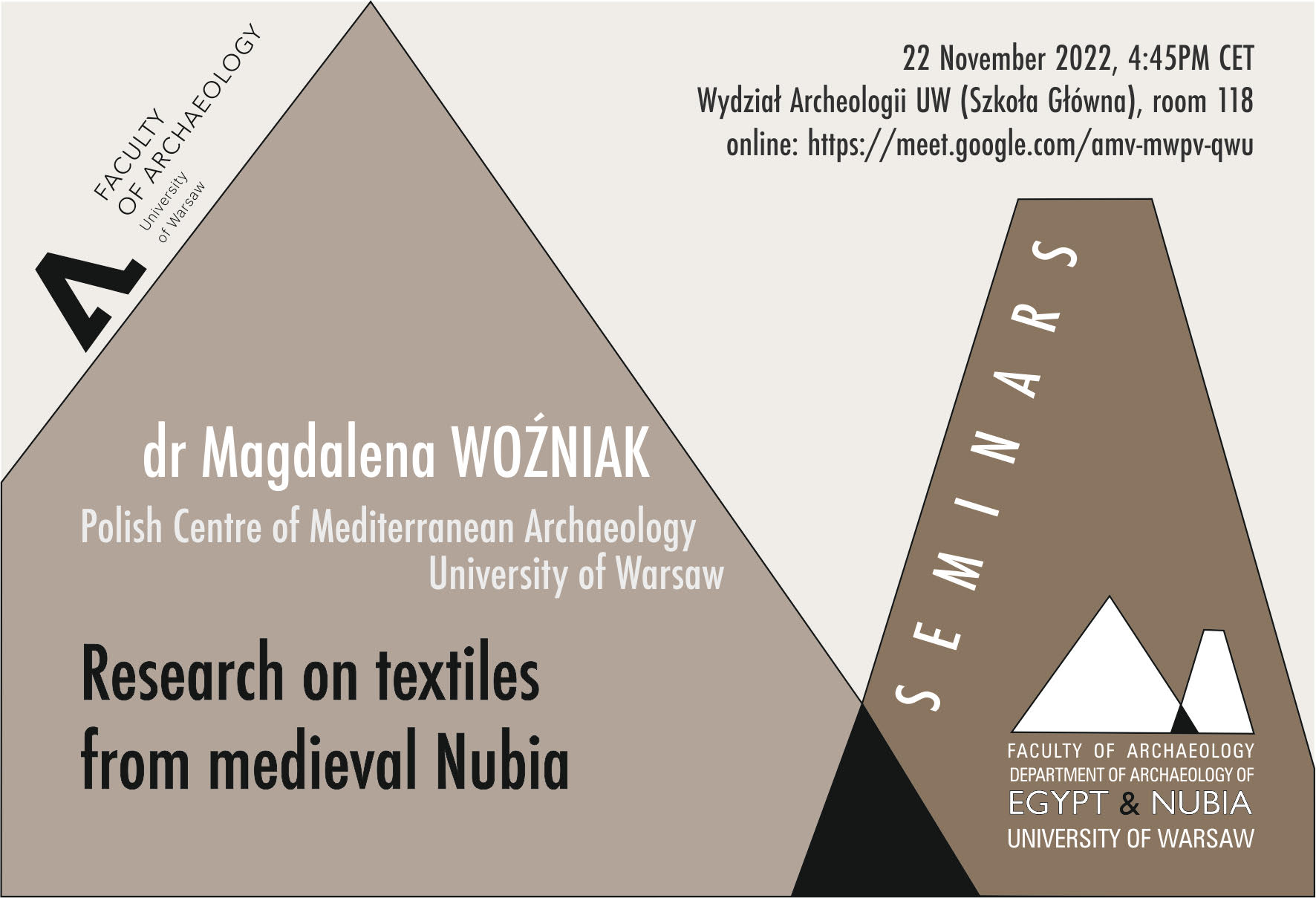 “Research on textiles from medieval Nubia” – Faculty of Archaeology UW